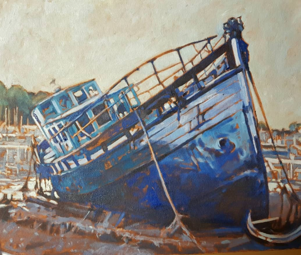 Penryn Wreck - PRINT – Terrace Gallery Cornwall